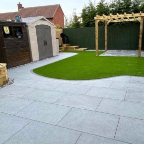 Blue Stone Mist Porcelain | Porcelain | Paving Stones Direct - Paving ...