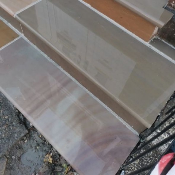 Black Limestone Bullnose 600x150 | Paving Stones Direct